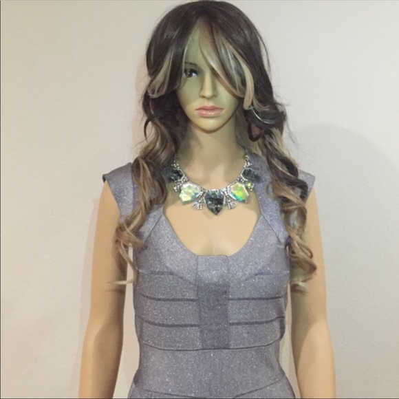 French Connection | Dresses | Silver Bandage Dress | Poshmark